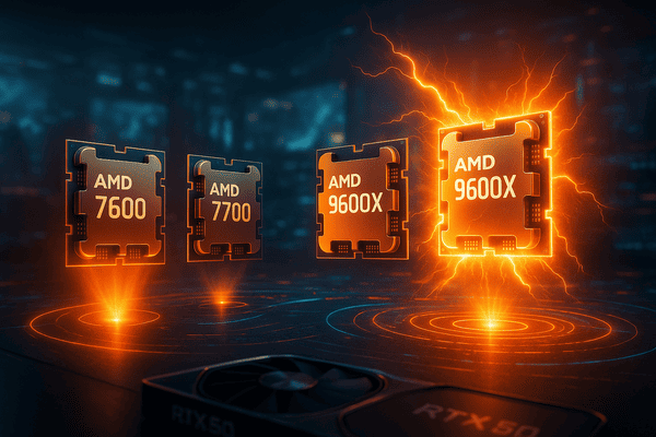 【CP值懶人包】R5 7600、R5 9600X、R7 7700、R7 9700X 規格差異與用途推薦